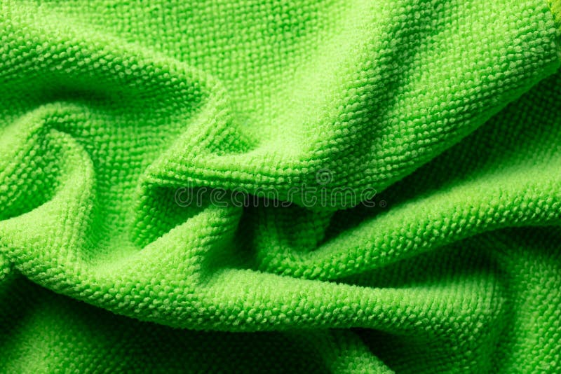 Green Fabric As an Abstract Background Stock Photo - Image of closeup ...