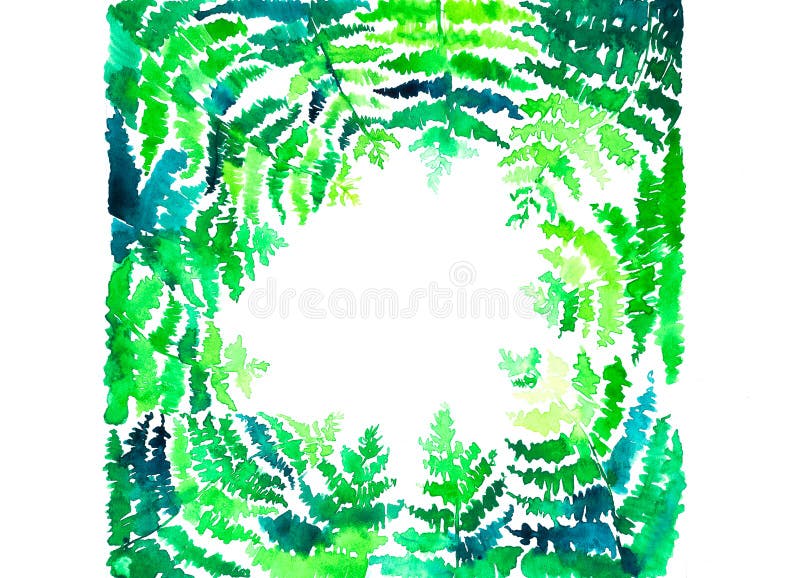 Fern Pattern Background stock vector. Illustration of background - 2918911