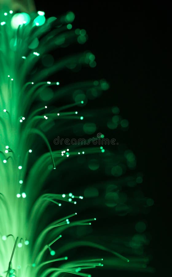 Green Fiber Optic stock photo. Image of abstract, optic - 134524