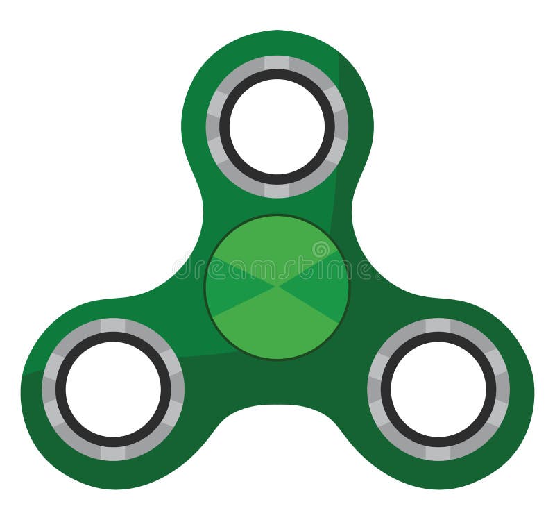 Green Fidget Spinner Stock Illustrations – 357 Green Fidget Spinner ...