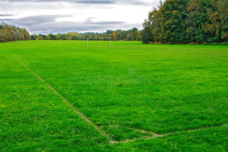 Goal Posts stock image. Image of sports, playing, clouds - 1071073
