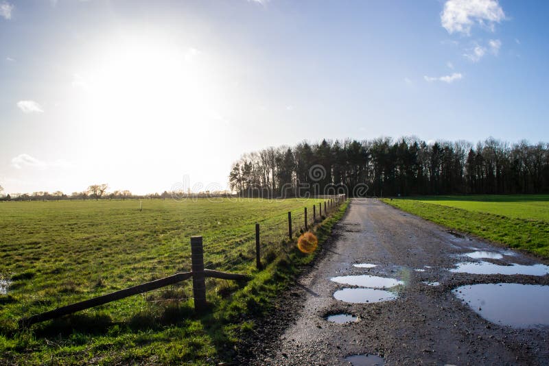 Green Field in Exton, Rutland, England Stock Image - Image of england ...