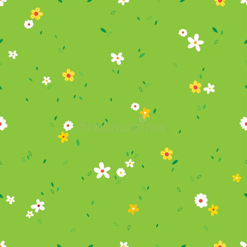 Green Field Seamless Vector Texture Stock Vector - Illustration of ...