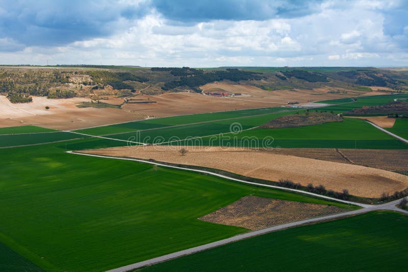 Green fields stock image. Image of countryside, view - 245015733