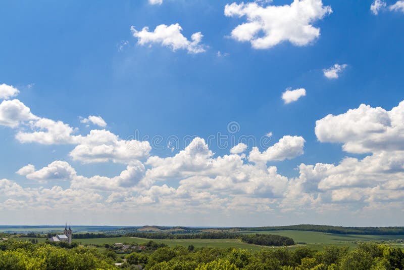 Green Fields in Western Ukraine Stock Image - Image of freedom, open ...