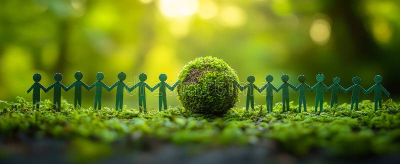 Green Figures Unite Nature Stock Photos - Free & Royalty-Free Stock ...