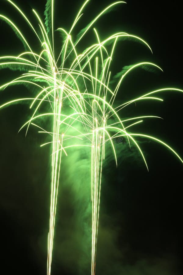 Green Fire stock image. Image of beautiful, holiday, glitter - 32138747