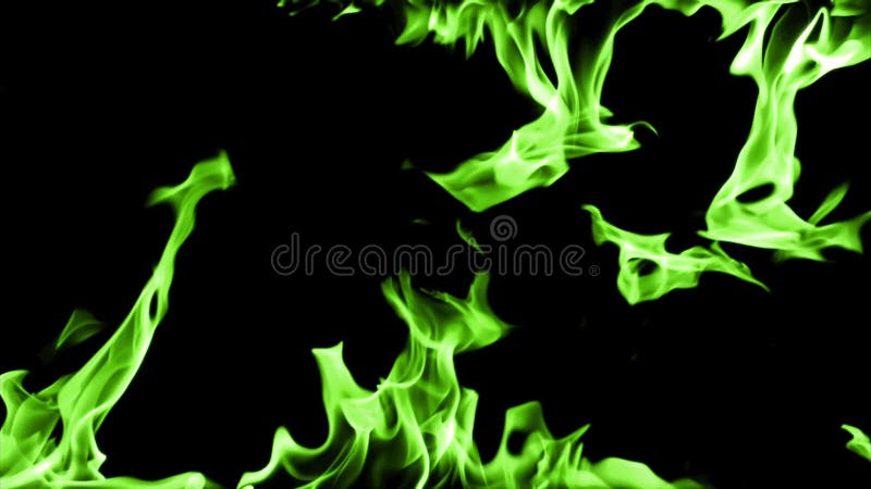 Green Fire Flame Loop Animation Stock Video - Video of speed, explode ...