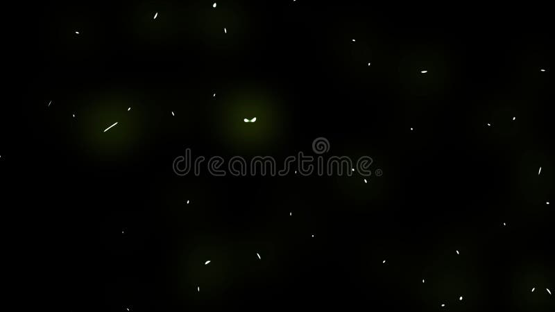Green Firefly Animation Background Stock Illustration - Illustration of ...