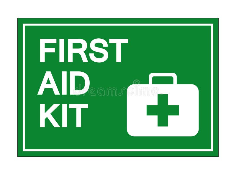 Emergency Kit Sign Stock Illustrations – 18,466 Emergency Kit Sign ...