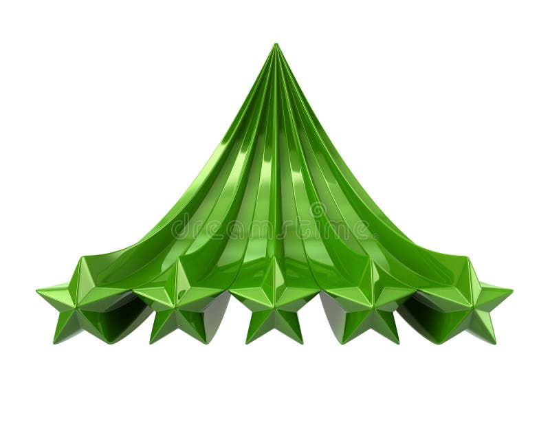 Green five point star stock illustration. Illustration of streaks - 1639016