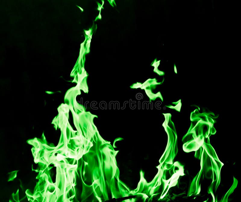 Green Fire Texture