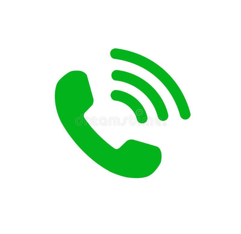 Phone Ringing Icon Green Round Button Stock Illustrations – 37 Phone ...