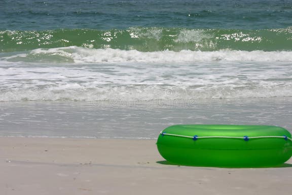 Green Float and Sea stock image. Image of florida, seascape - 4302121