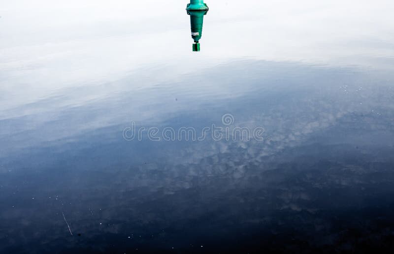 Green floating object stock photo. Image of monochrome - 145515480