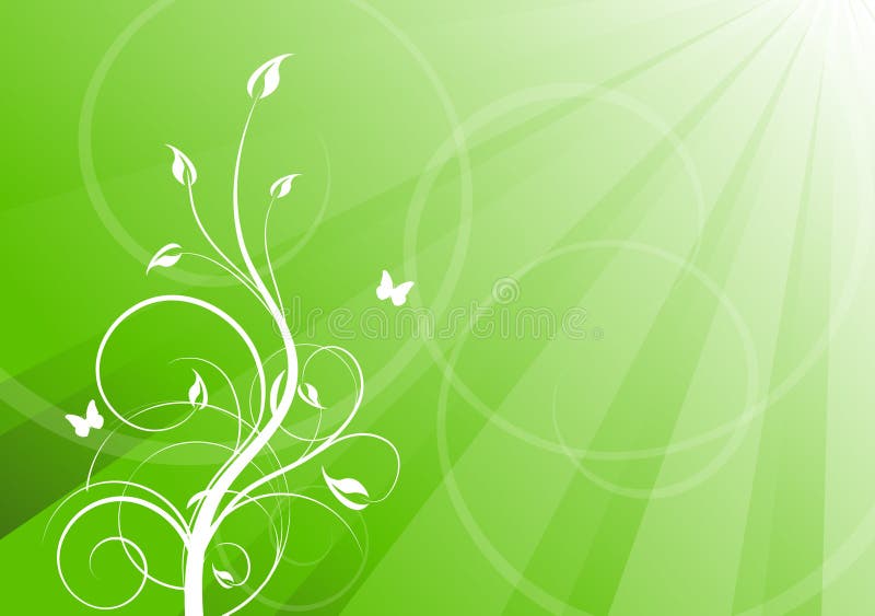 Background Floral Flourish Green Stock Illustrations – 23,883 ...