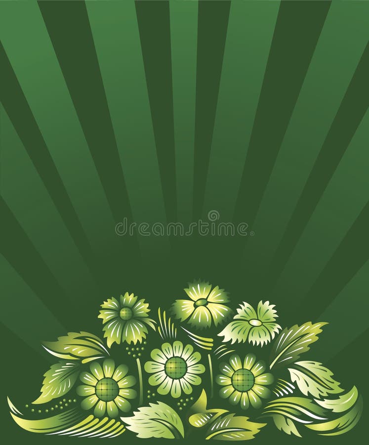 Green Floral Background Picture. Image: 5079398
