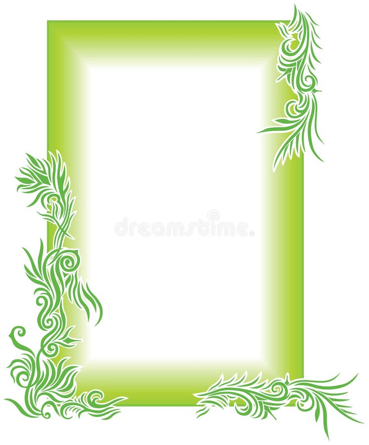 Green Border Frame