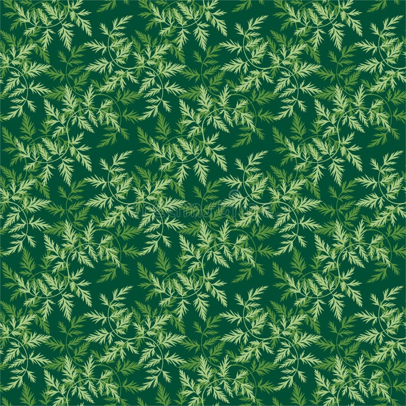 Green floral pattern stock vector. Illustration of design - 6290058