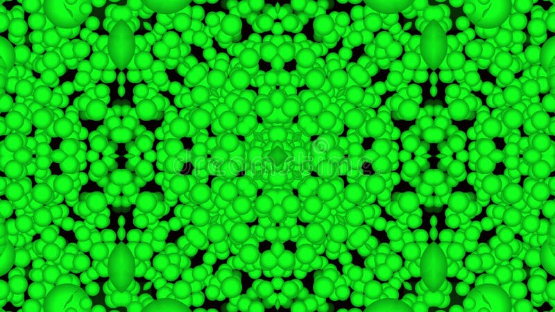 The Green Flower Background Moves Beautifully. Stock Footage - Video of ...
