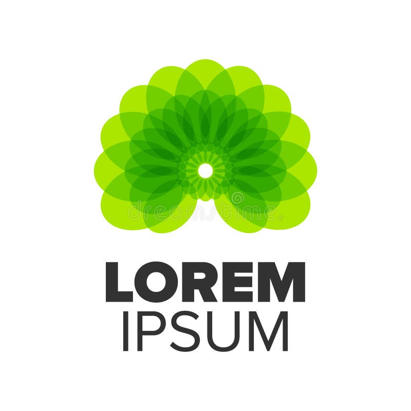 Green Flower Fan Logo Stock Illustrations – 113 Green Flower Fan Logo ...