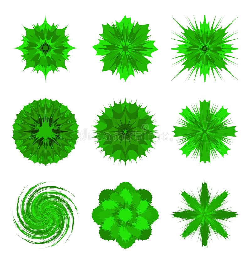 Flower bud shapes stock vector. Illustration of calligraphic - 40297133