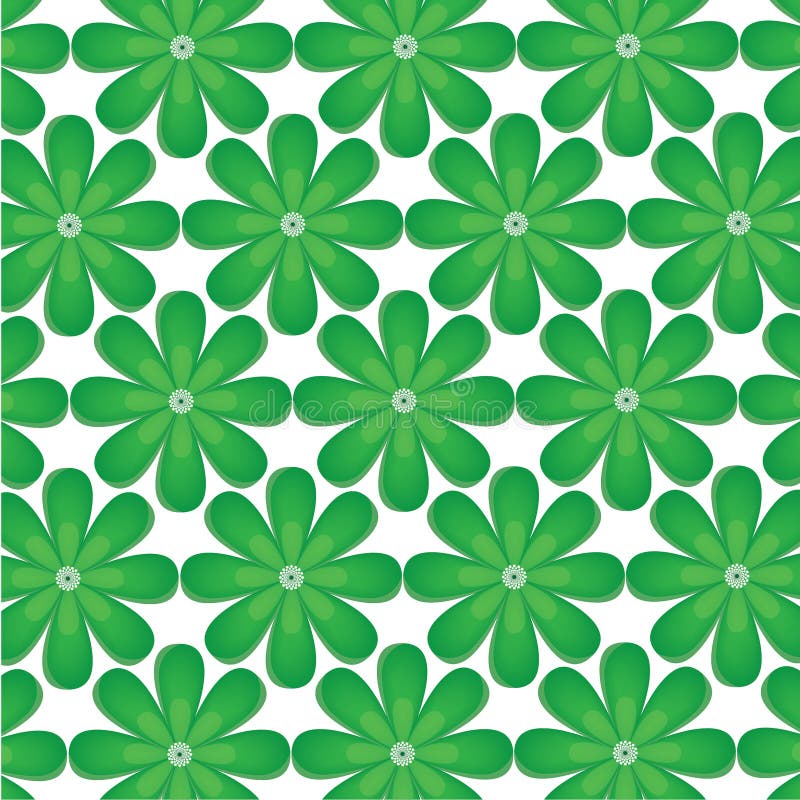 Green Flower Vector Background Design Stock Vector - Illustration of ...