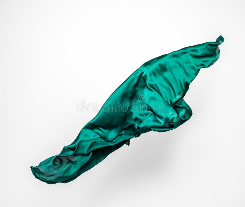 Green flying fabric stock photo. Image of speed, material - 100306266