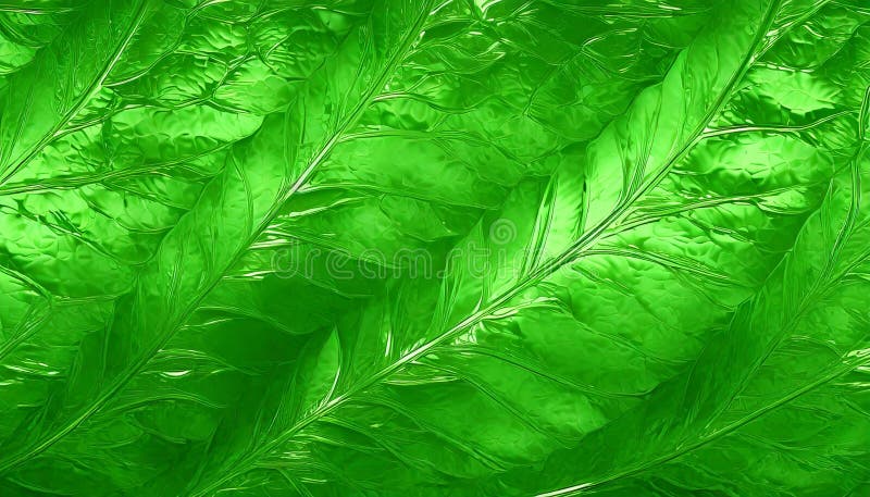 Green Foil Leaf Background Pattern Stock Illustration - Illustration of ...