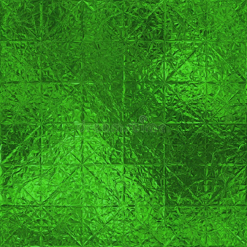 Green Foil Seamless Texture. Stock Image - Image of plate, abstract ...