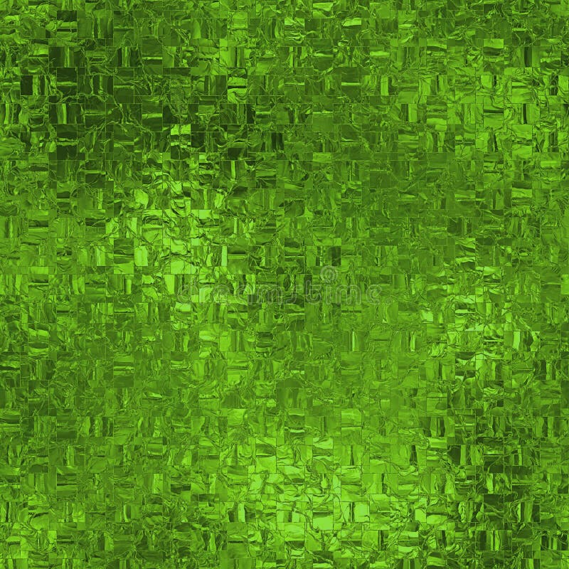 Green Foil Seamless Texture. Stock Image - Image of abstract, metallic ...