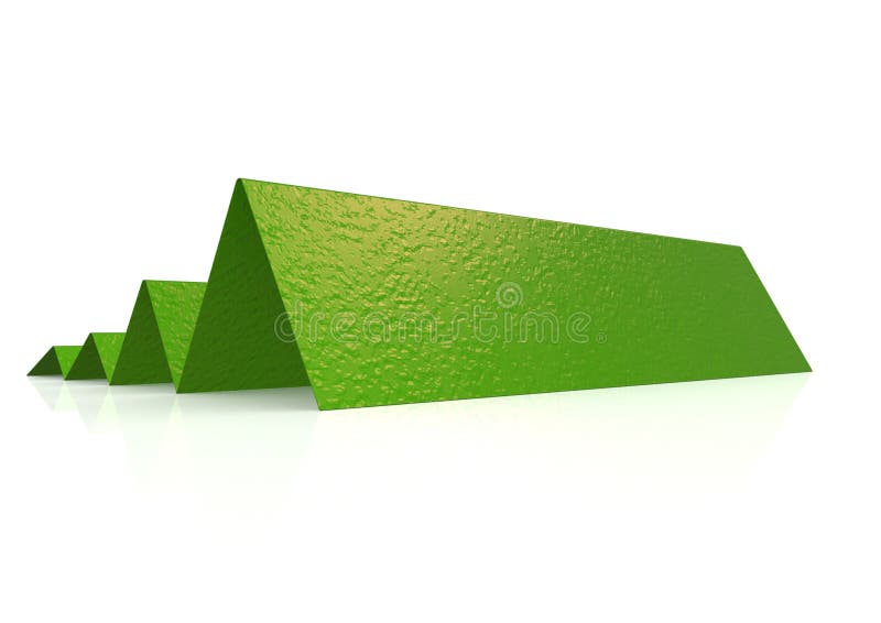 Green folded paper stock illustration. Illustration of garbage - 31102199