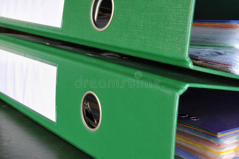Green folder stock photo. Image of studies, folder, file - 6309532