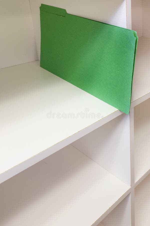 Green Folder Files in Office Stock Image - Image of heap, detail: 86241137