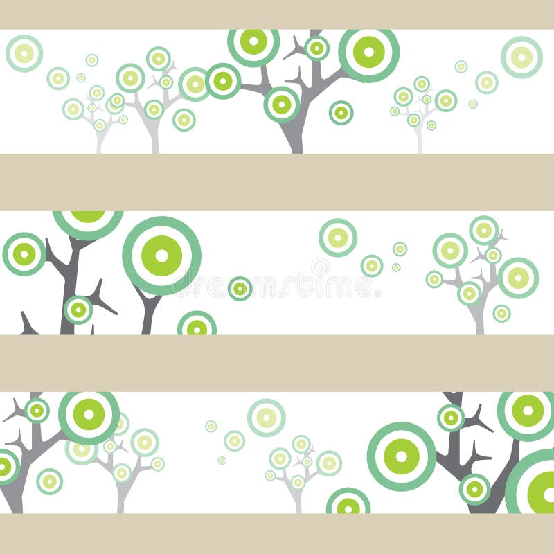 Green Forest Abstract Graphic Tree Stock Illustration - Illustration of ...