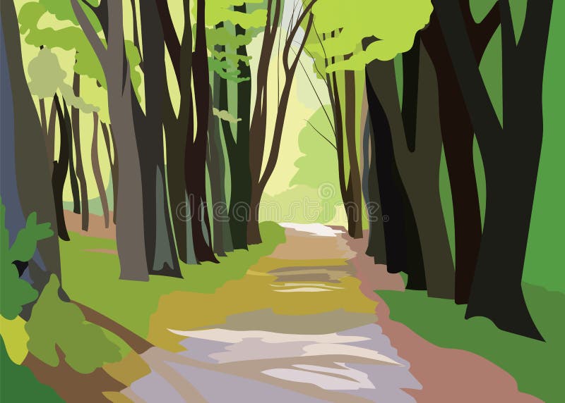 Woods Forrest Stock Illustrations – 608 Woods Forrest Stock ...