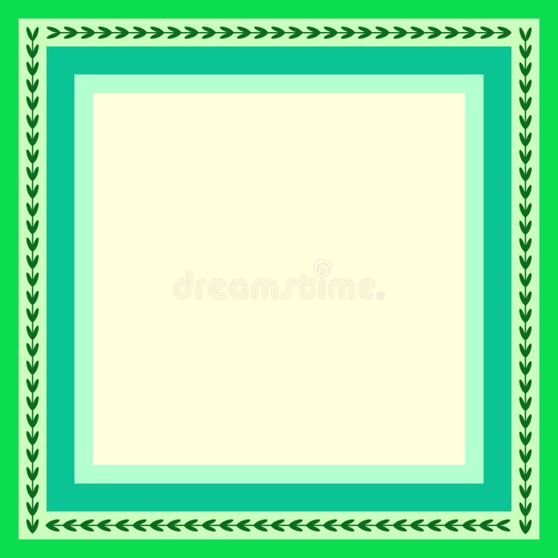 Green frame stock vector. Illustration of decoration - 13091825