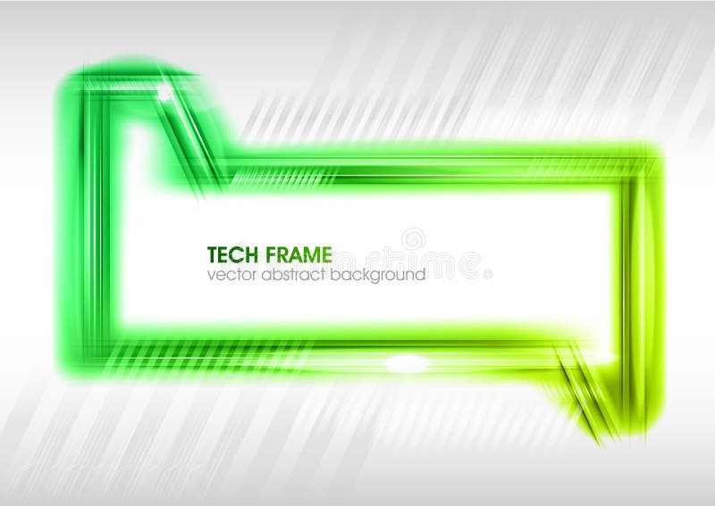 Green frame stock vector. Illustration of border, fantasy - 25107825