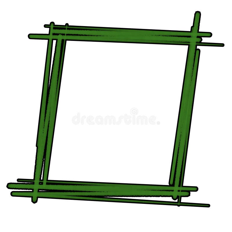 Green frame stock illustration. Illustration of green - 7218922