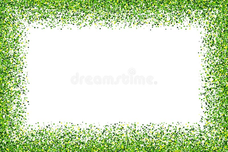 Green Frame Isolated on White Background Stock Vector - Illustration of ...