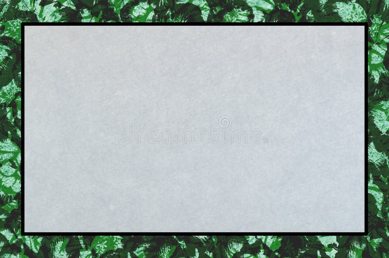 Green Frame Template Background Stock Illustration - Illustration of ...