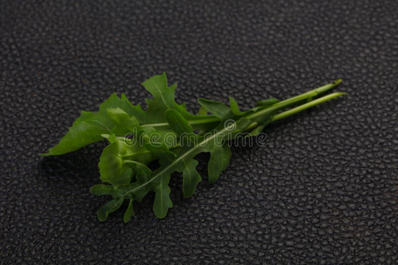 Green fresh Rocket leaves stock image. Image of natural - 145917735