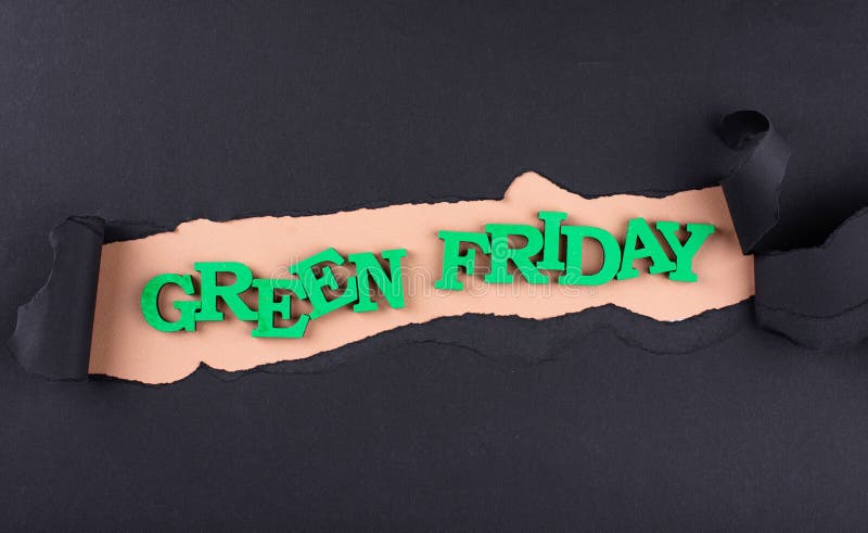 Green Friday Eco Friendly Concept Stock Photo - Image of symbol ...