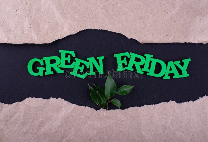 Green Friday Eco Friendly Concept Stock Photo - Image of offer, protest ...