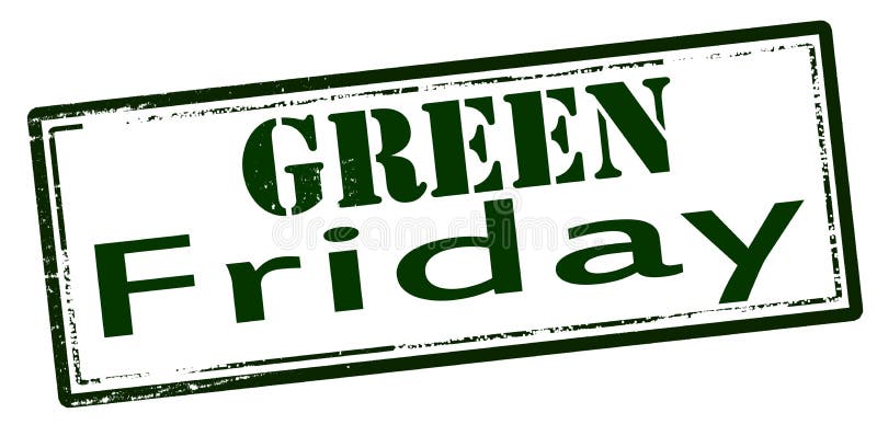 Green Friday Campaign for Clean Enviroment Stock Illustration ...