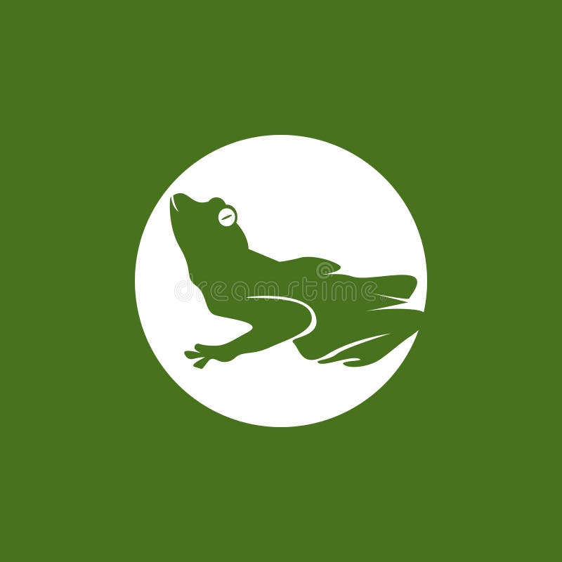 Green Frog Icon and Symbol Vector Illustration Stock Illustration ...