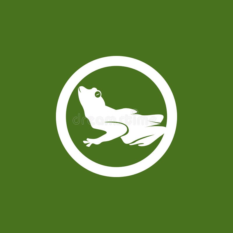Green Frog Icon and Symbol Vector Illustration Stock Illustration ...