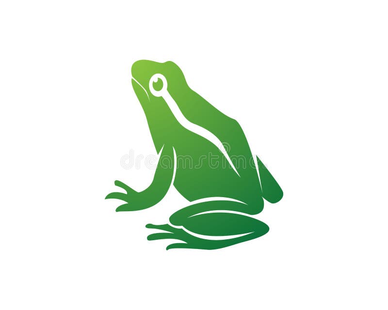 Frog Logo and Symbol Vector Illustration Stock Vector - Illustration of ...
