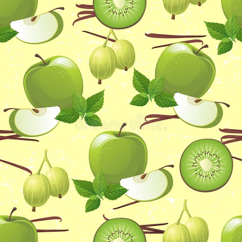 Set of Fruit Hand Drawn Icon Stock Vector - Illustration of grape ...