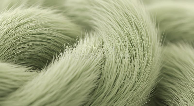 Green Fur Texture Close Up stock illustration. Illustration of textural ...